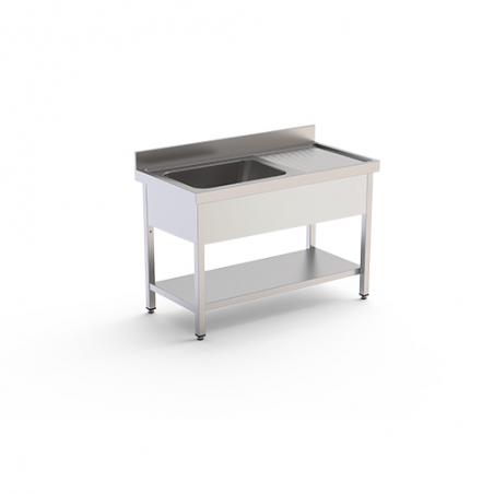 plongée 1 bac + égouttoir droite