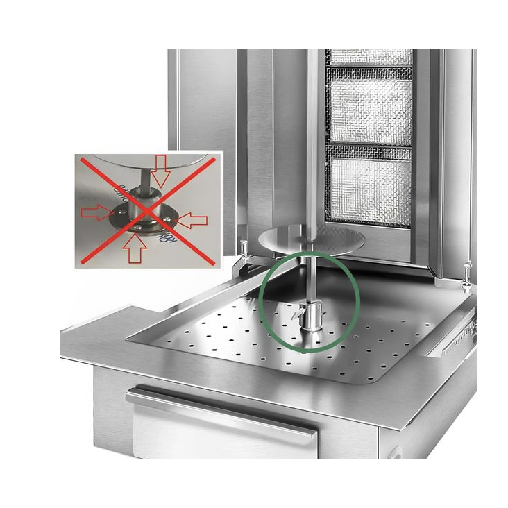 Broche Kebab 4 feux Fast Food